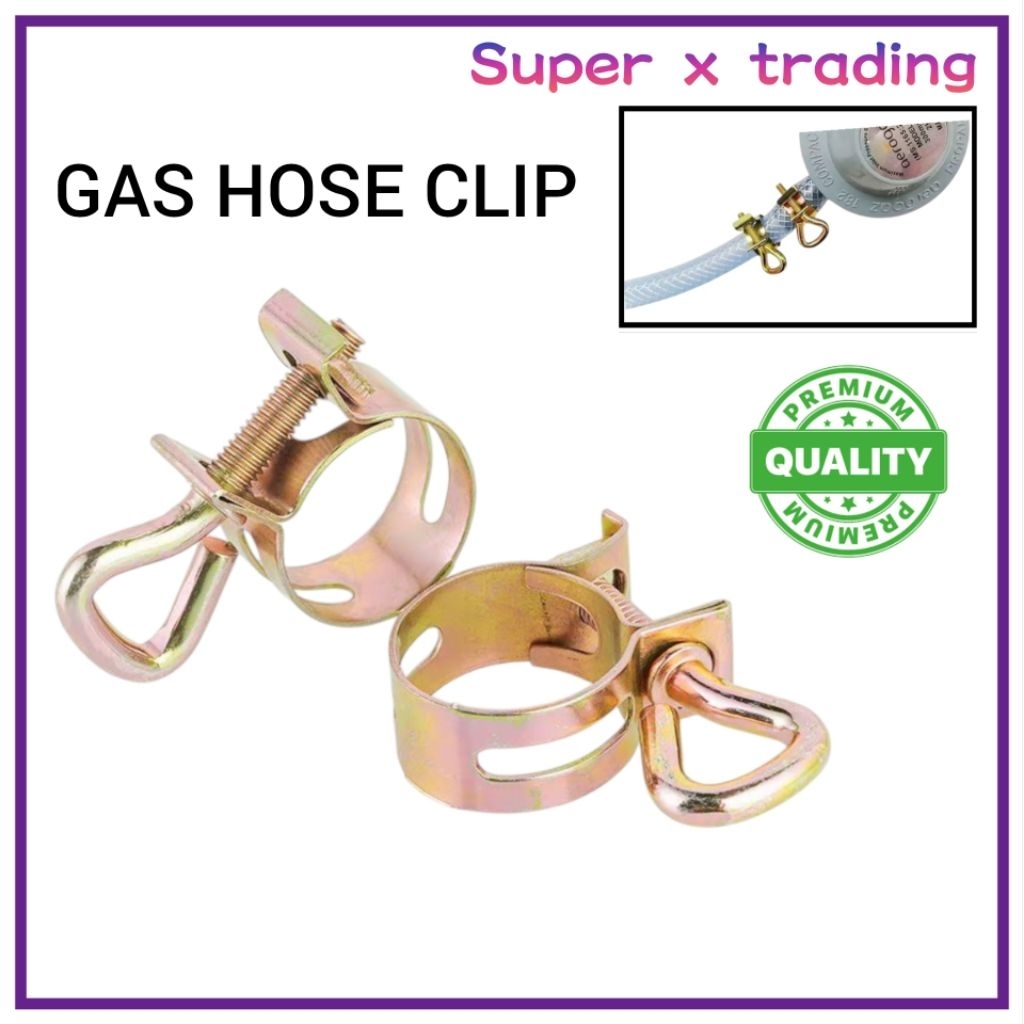 Heavy duty gas hos klip kunci paip air / paip gas adjustable gas hose ...