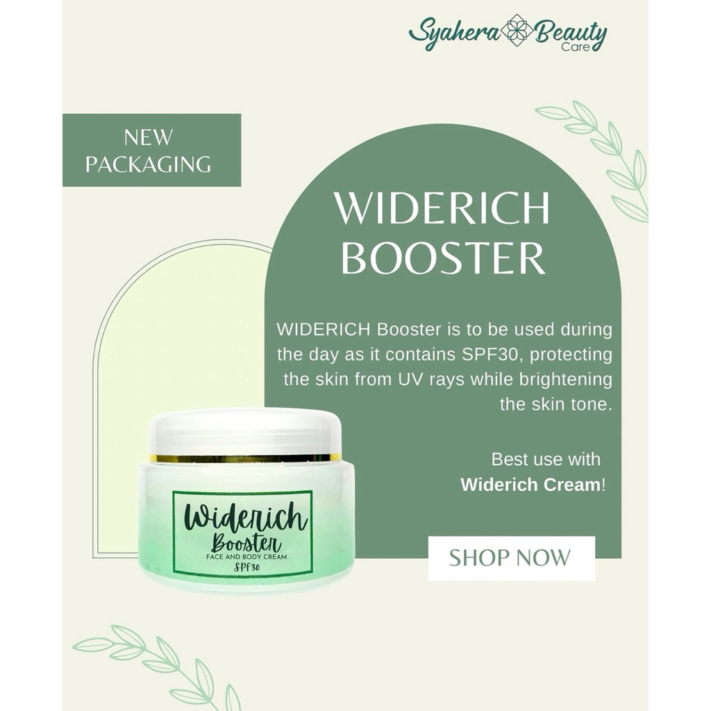 WIDERICH BOOSTER CREAM | Shopee Malaysia