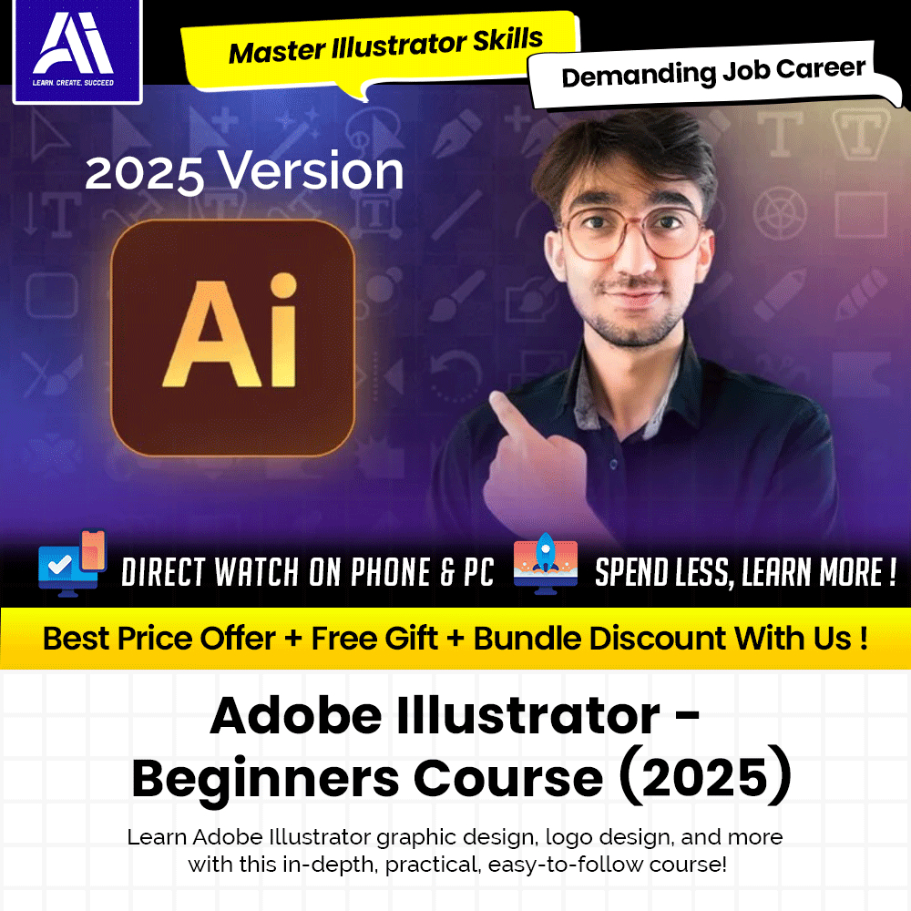 Video Course Adobe Illustrator Beginners Course 2025 Learn
