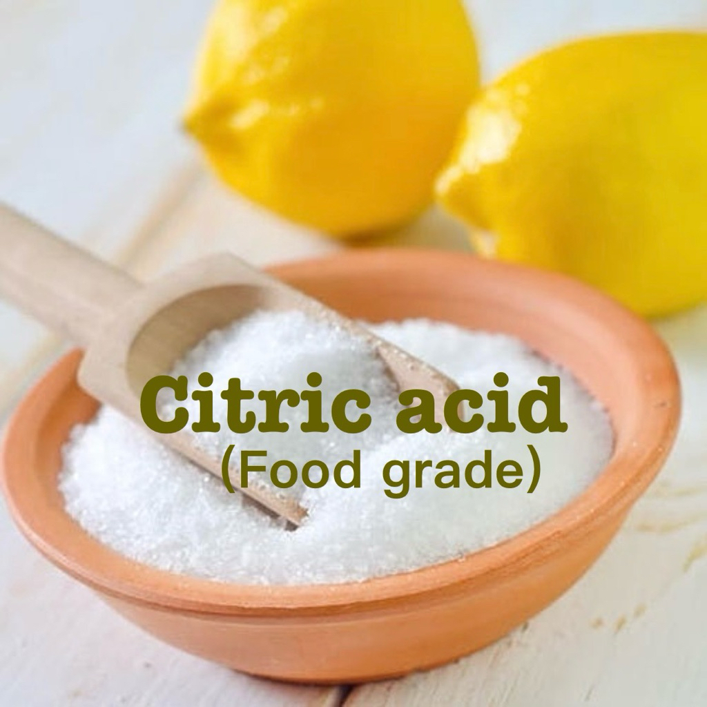 Citric acid, Asid sitrik, Food grade, 500g,1kg (Anhydrous) 柠檬酸 | Shopee ...