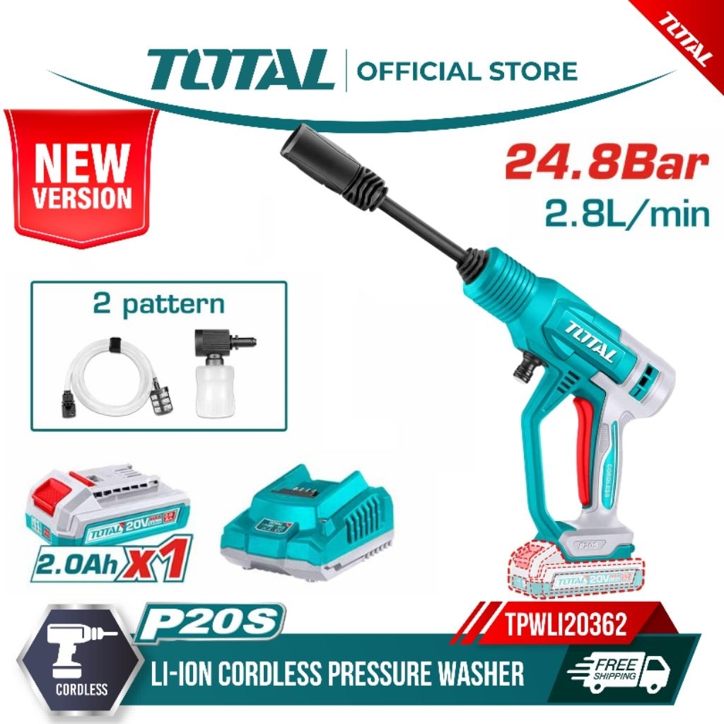 Total Pressure Washer (2 Pattern) Upgrade TPWLI20362 | Shopee Malaysia