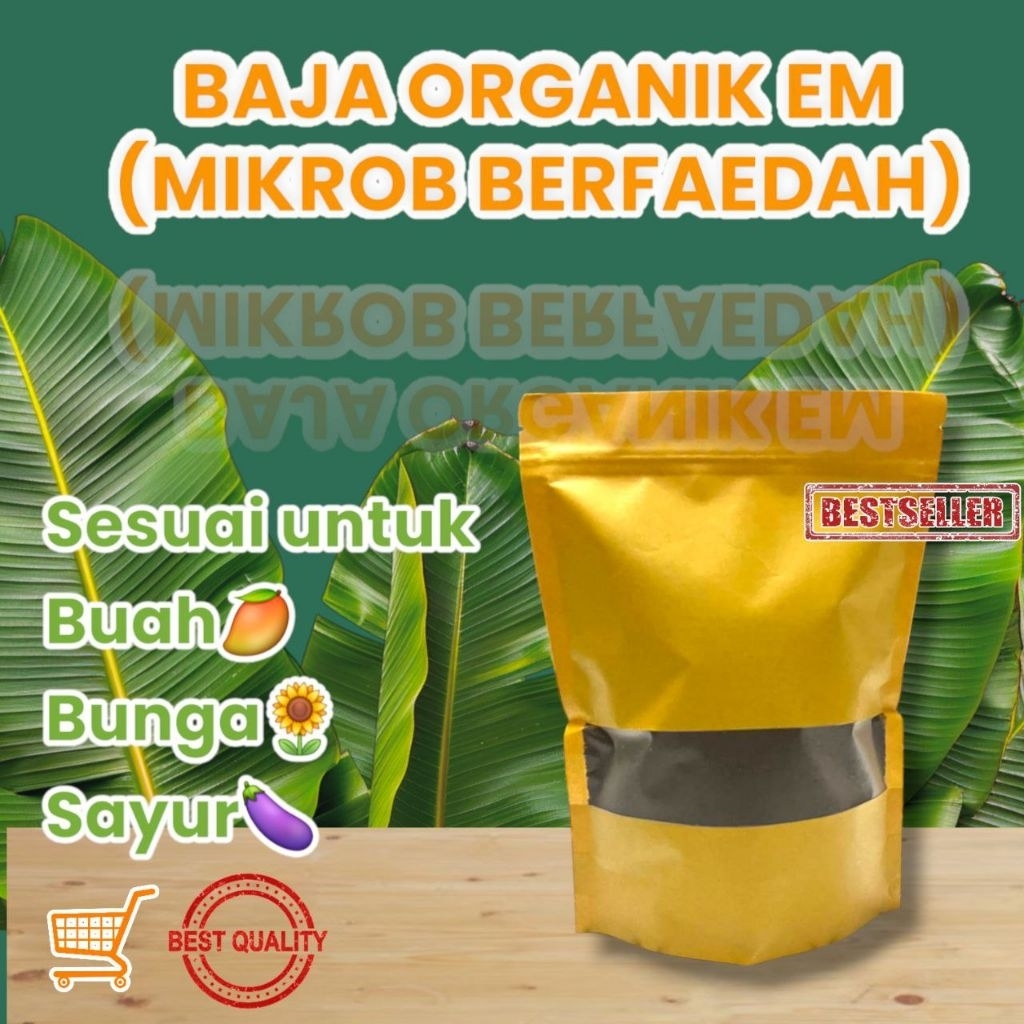 🔥 Hot produk 🔥 Baja Organik Mikrob Berfaedah 500g – Dengan EM Serbaguna ...