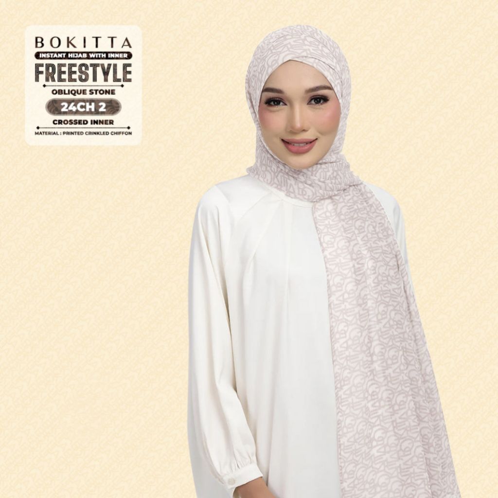 🔥 Ready stock 🔥 Bokitta Hijab Inspired (3) With Inner Collection ...