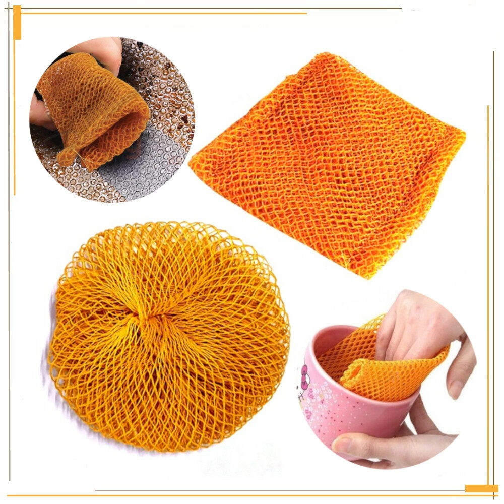 Sponge Washing Net / Dishwashing Rag / Cleaning Net / Web Scrub /Jaring ...