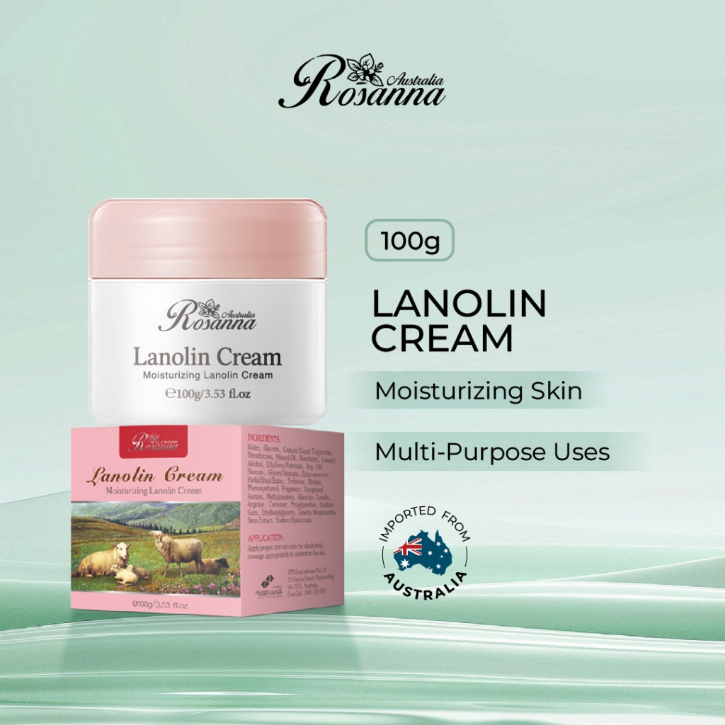 LAROSANNA Australia Lanolin Cream - Moisturizing & Soothing Face Cream ...