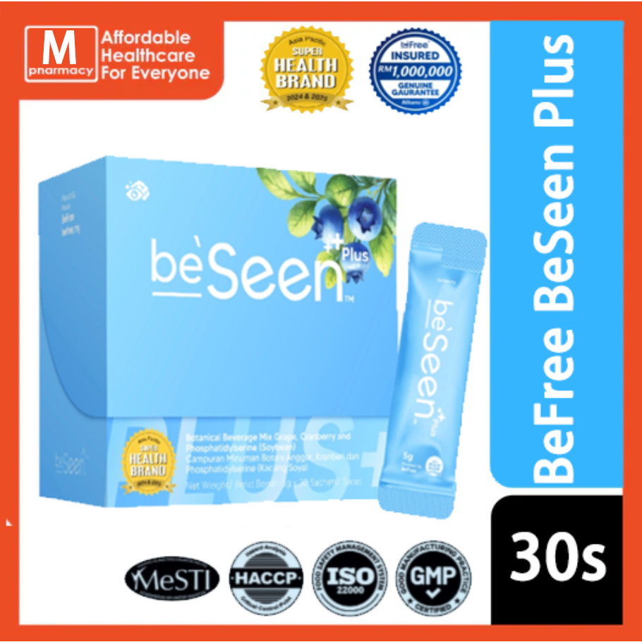 Lowest price! BeFree BeSeen Plus Vitamin Eye-Brain Booster (30 Sachets ...