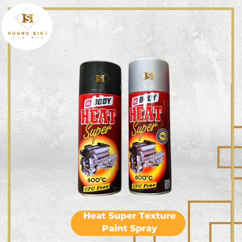 [HS] HB BODY Spray Tahan Panas Enjin Heat Super Texture Paint Aerosol ...