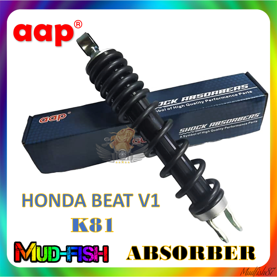 HONDA BEAT V1 K81 REAR ABSORBER ORIGINAL AAP (BLACK) | Shopee Malaysia