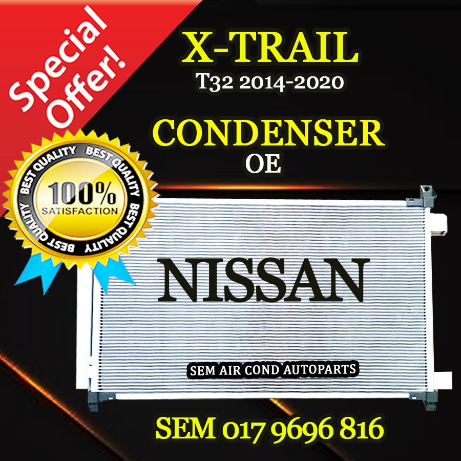 NISSAN X-TRAIL T32 2014-2020 YEAR OE CONDENSER/ KONDENSER (CAR AIRCOND ...