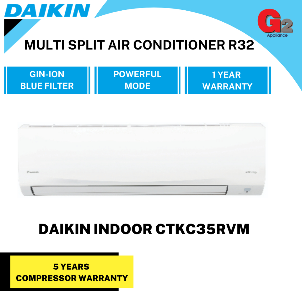 DAIKIN R32 INVERTER MULTI-SPLIT AIRCOND SET (MKC50RVM / MKC70RVM ...