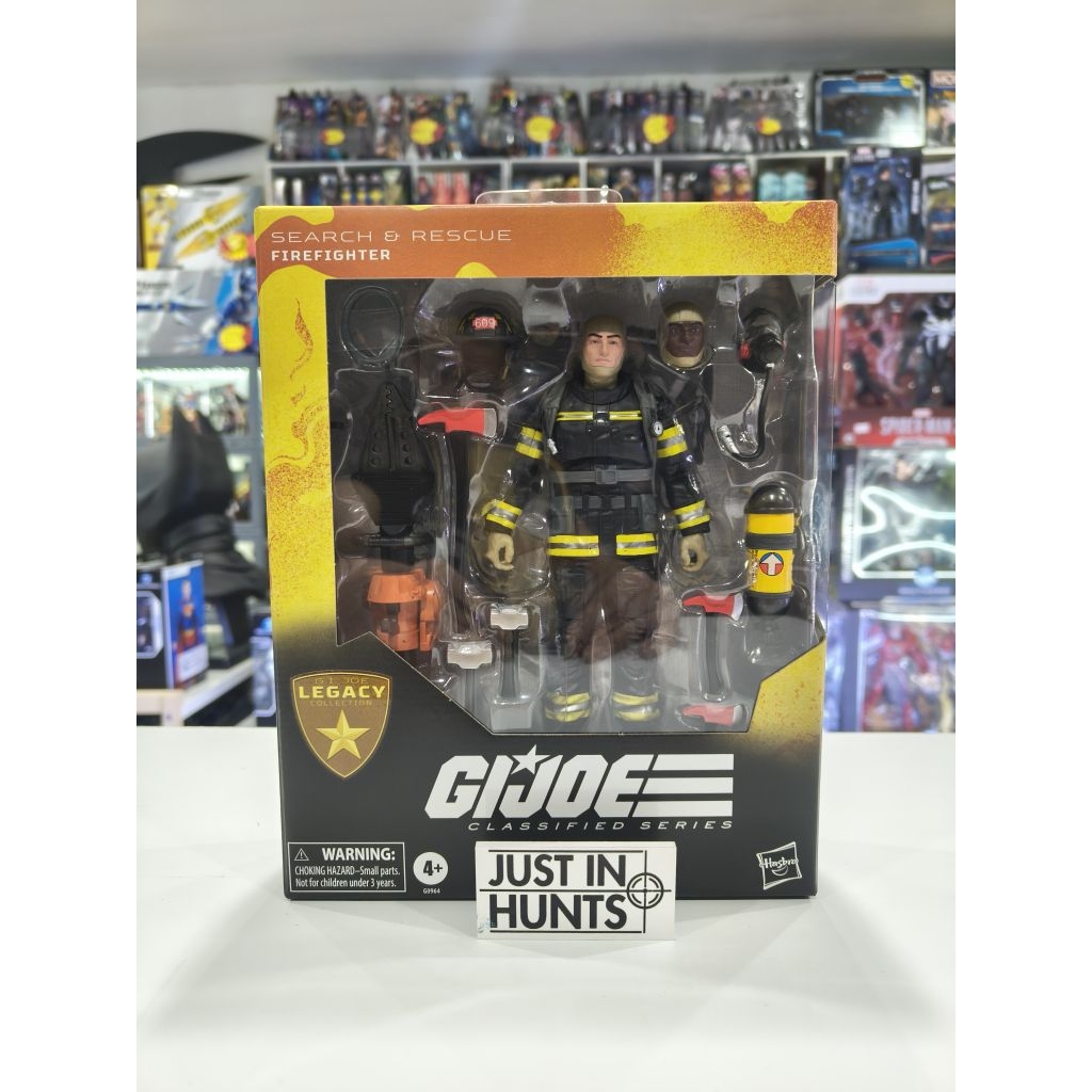GI Joe Classified Series Legacy 6"Inch Search & Rescue Firefighter ...