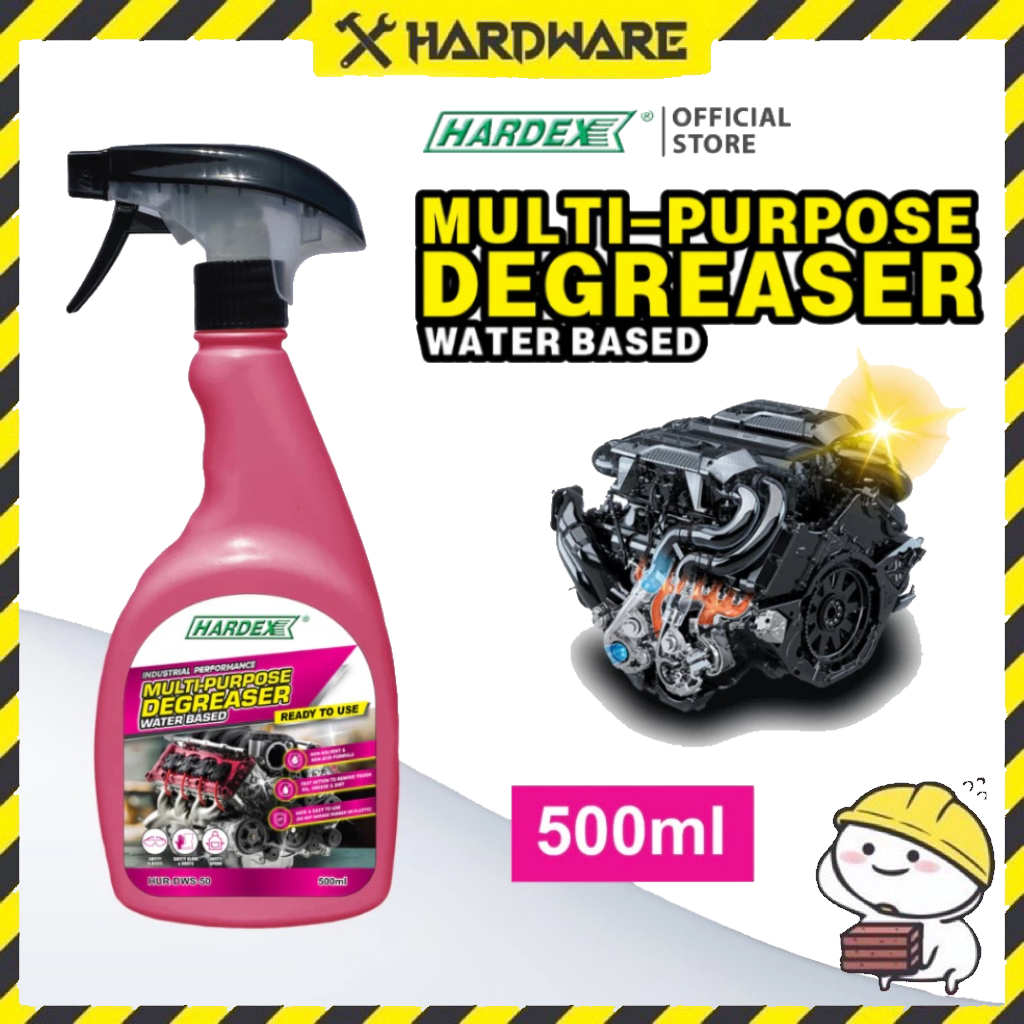 500ml Hardex Degreaser Spray Water Based Car Motorcycle Engine Rim ...