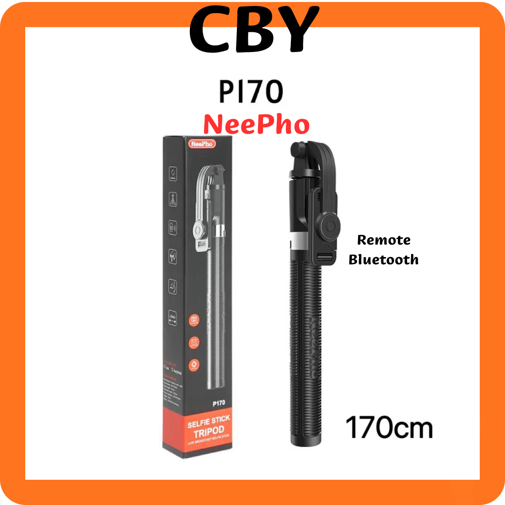 NeePho Selfie Stick Tripod P170 P170S L2S 170cm with wireless remote ...