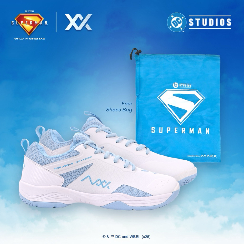 MAXX SUPERMAN EDITION MLBS02 BADMINTON SHOES (100% AUTHENTIC) | Shopee ...