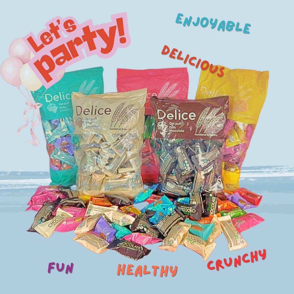 Delice Oats Chocolate Coklat Milk/ Chocolate Dark Chocolate/ White ...