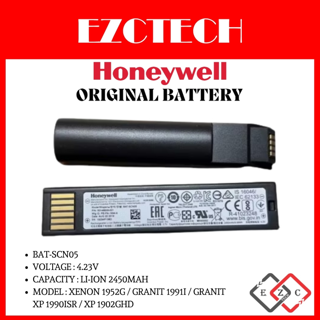 HONEYWELL BAT-SCN01 BAT-SCN05 ORIGINAL BATTERY | Shopee Malaysia