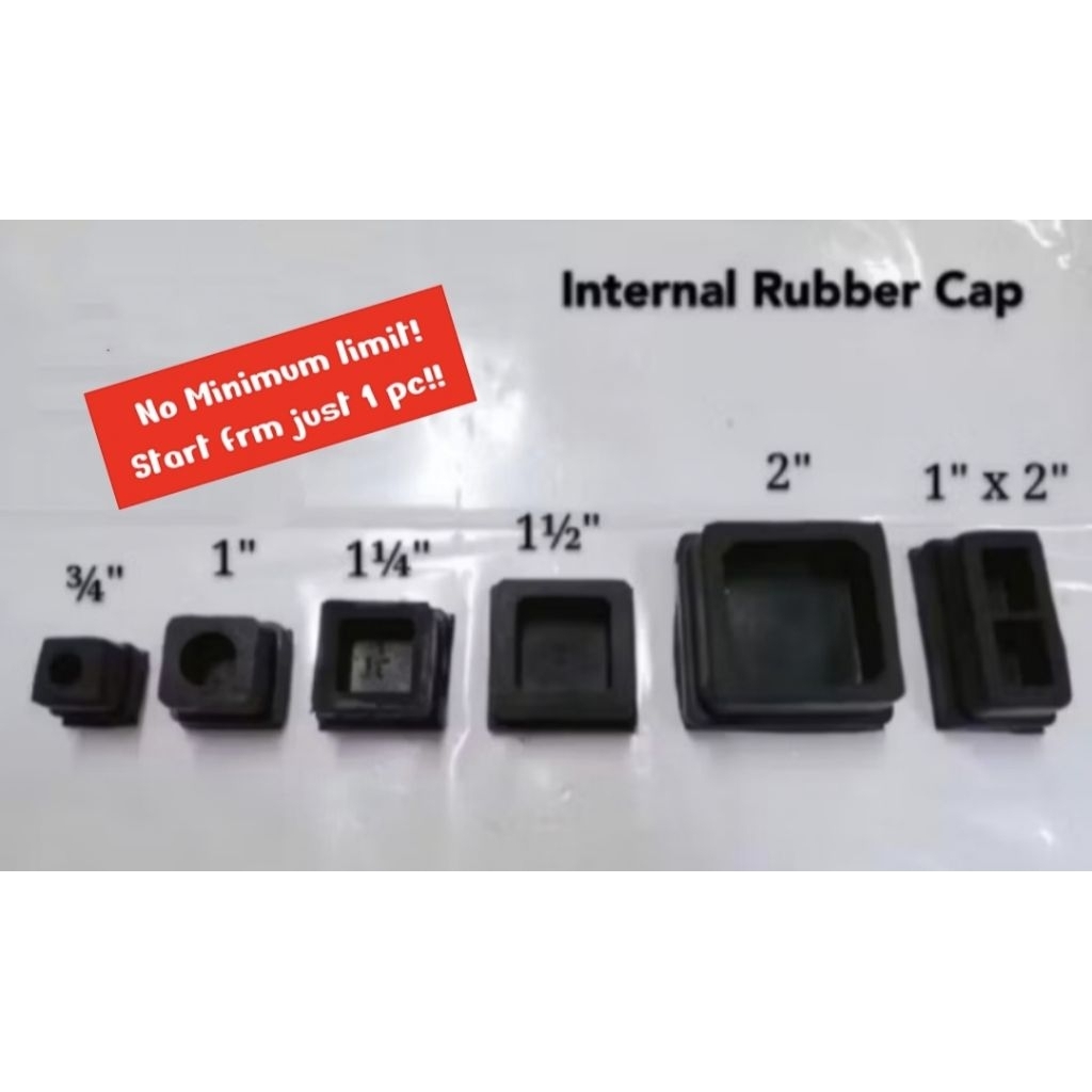 (No Minimum Purchase)Square Internal Rubber Cover Getah Kaki Meja Empat ...