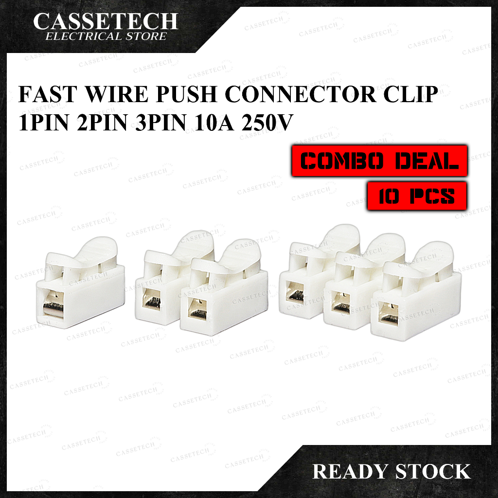 CH CLIP WIRE CONNECTOR QUICK CONNECT TERMINAL CABLE ELECTRICAL ...
