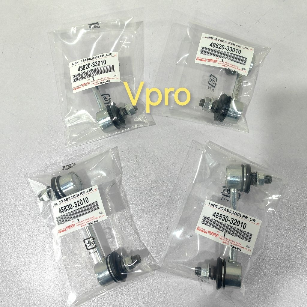 TOYOTA EE90 AE101 FRONT AND REAR STABILIZER LINK AND BAR BUSH (48820 ...