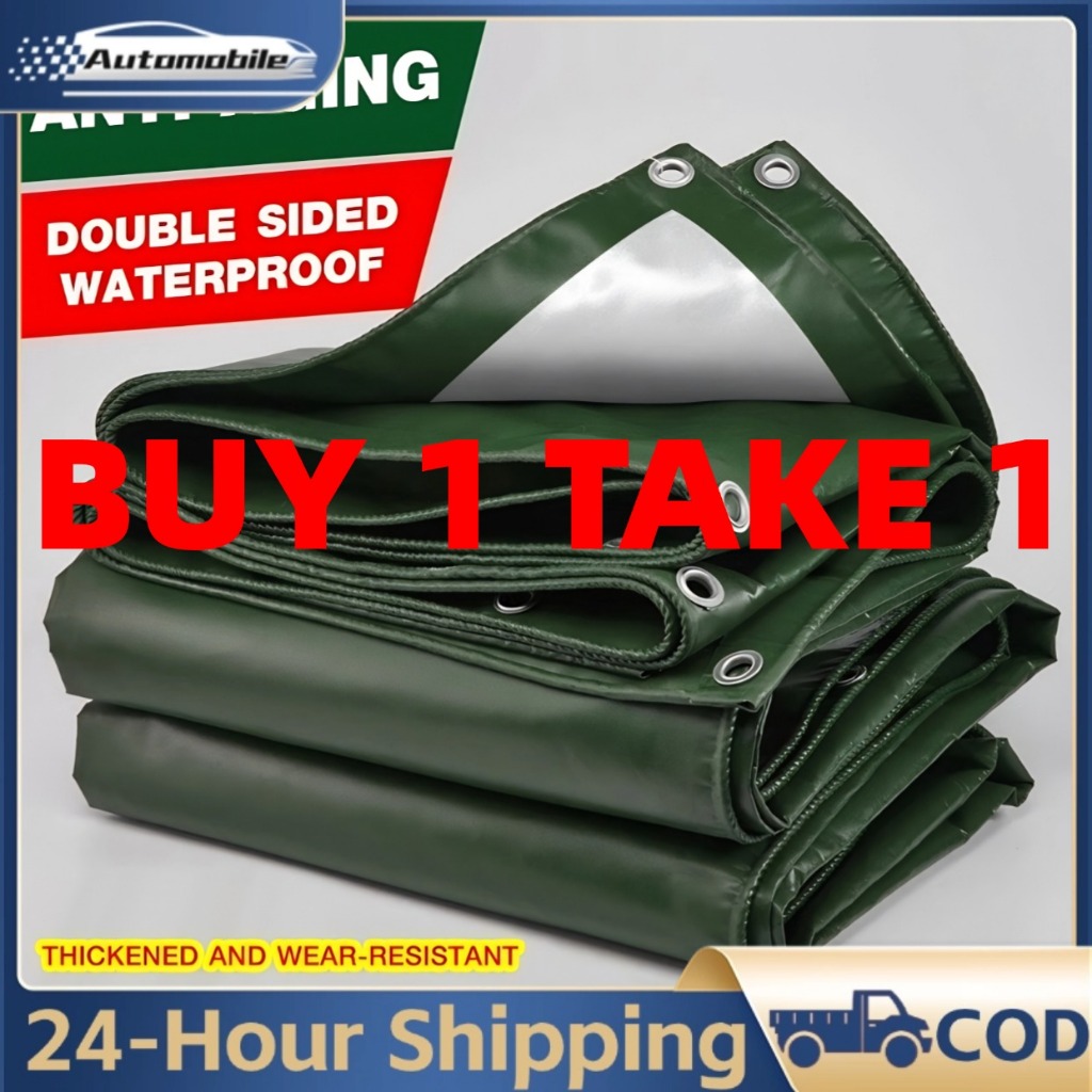 Canvas Waterproof Canvas Tarpaulin Sheet Canopy Camping Kanvas Khemah ...