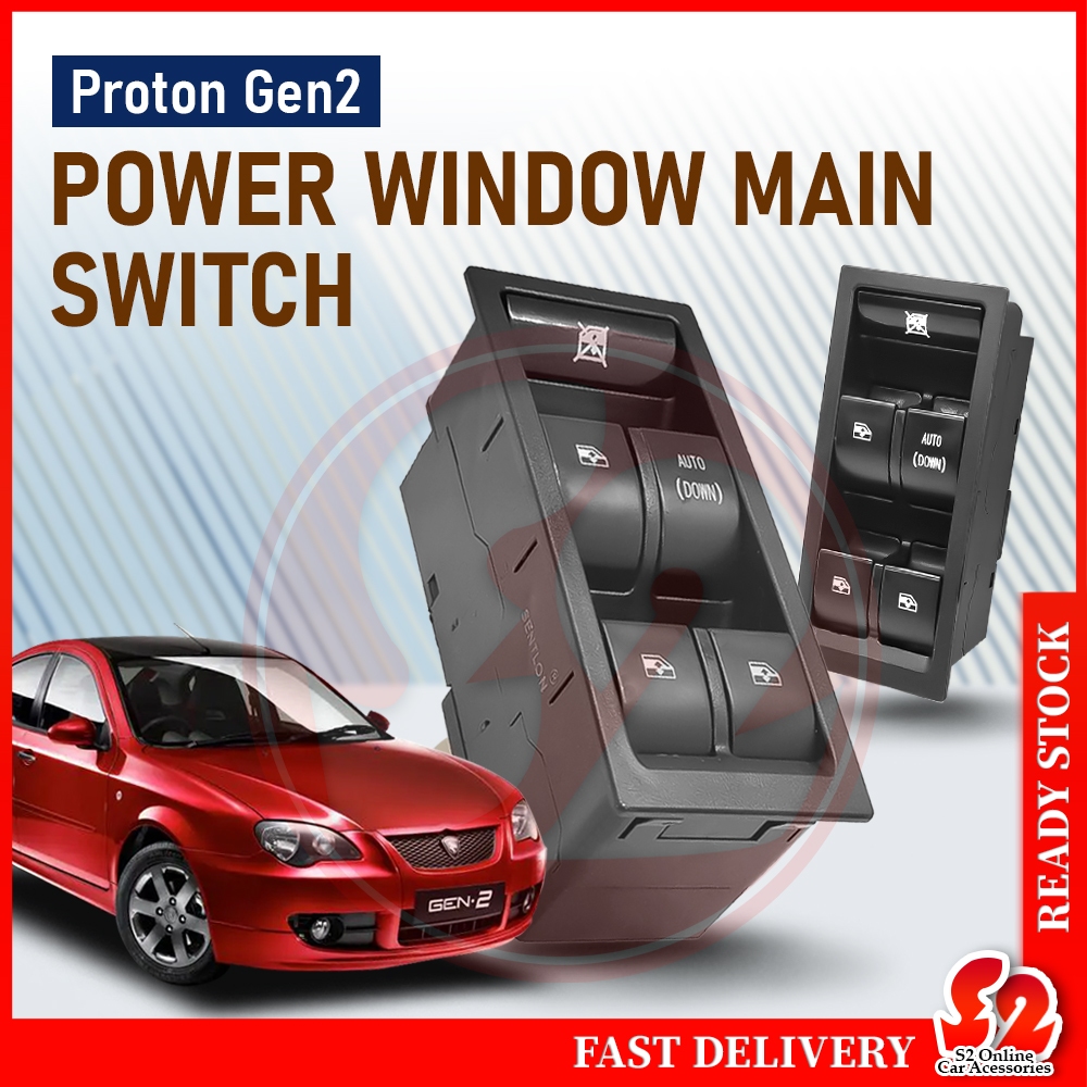 Proton Gen2 / Gen-2 2004-2012 Power Window Main Switch Suis tingkap ...