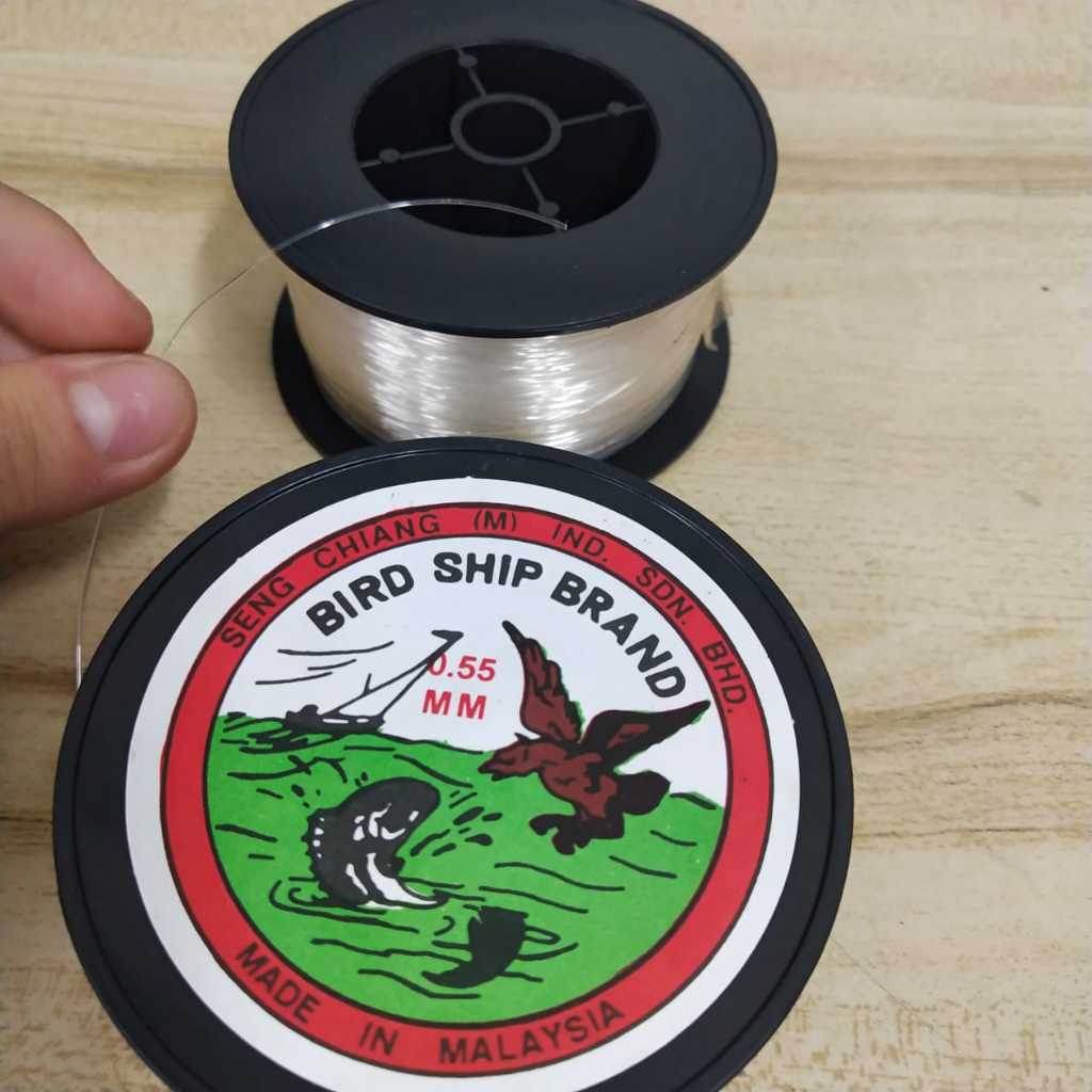 Tali Pancing Nilon High Strength 0.55mm Nylon Fishing Line – Bird Ship ...