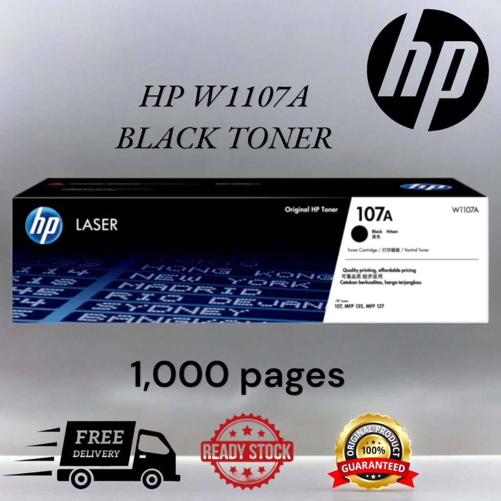 HP W1107A 1107A 107A Original Laserjet Toner Cartridge For LaserJet ...