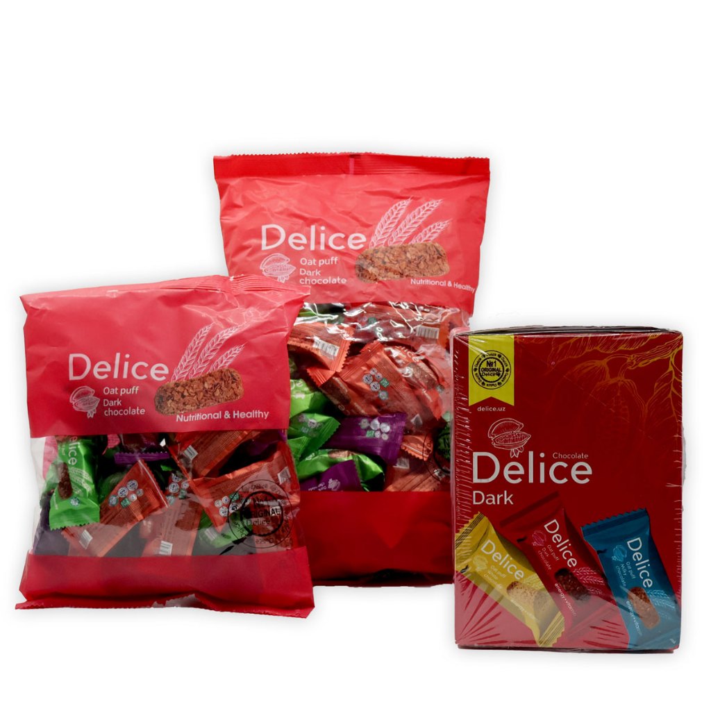 Delice Oat Puff Dark Chocolate Nutritional & Healthy ( 500G Bag, 500G ...