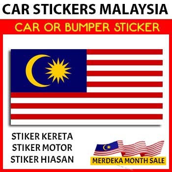 [ SALE HARI MALAYSIA ] Car Sticker / Bumper Sticker / Motor Sticker ...