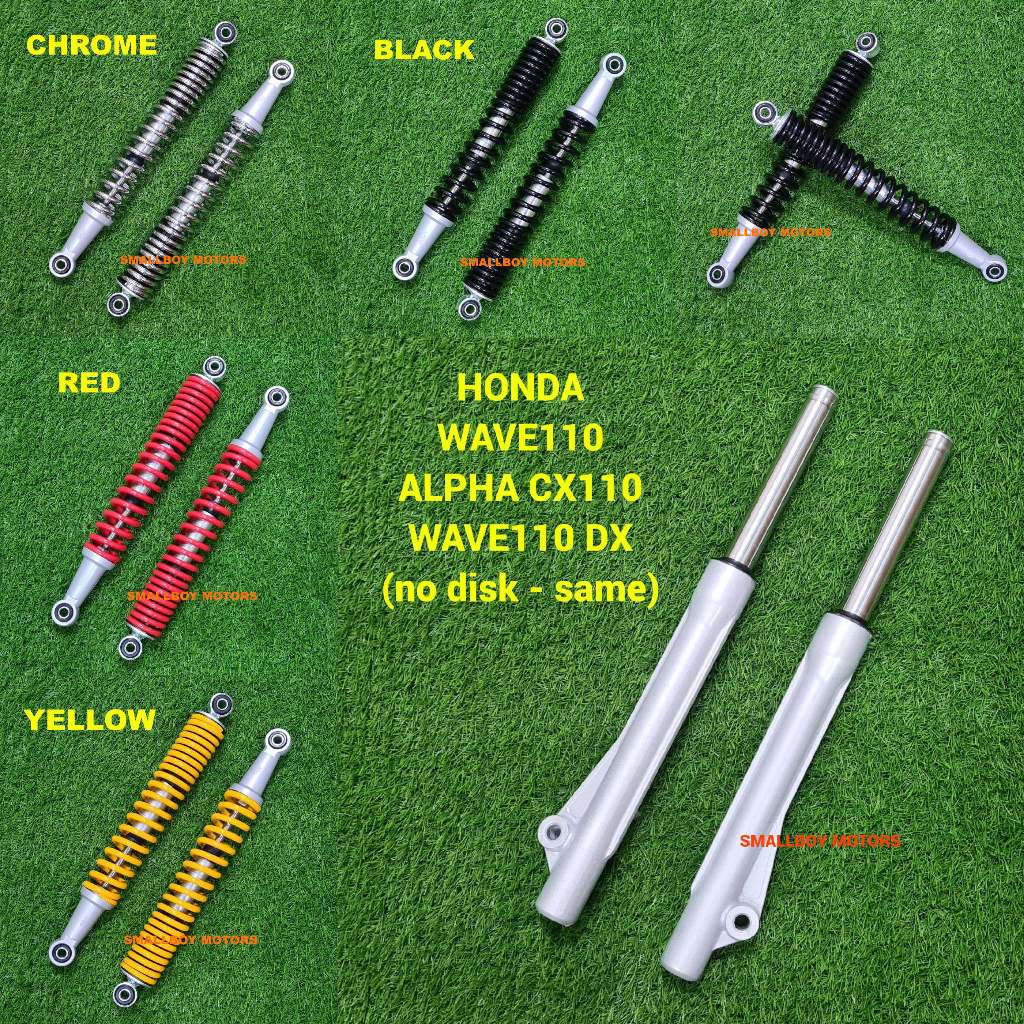HONDA WAVE110 DX WAVE ALPHA CX110 DRUM FRONT REAR MONOSHOCK ABSORBER ...