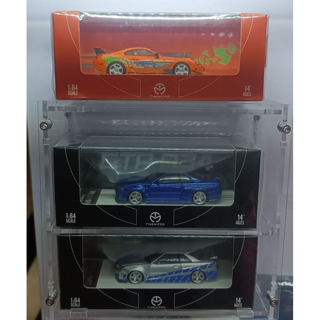 Timemicro Nissan Skyline GTR R34 & supra Brian combo set | Shopee Malaysia