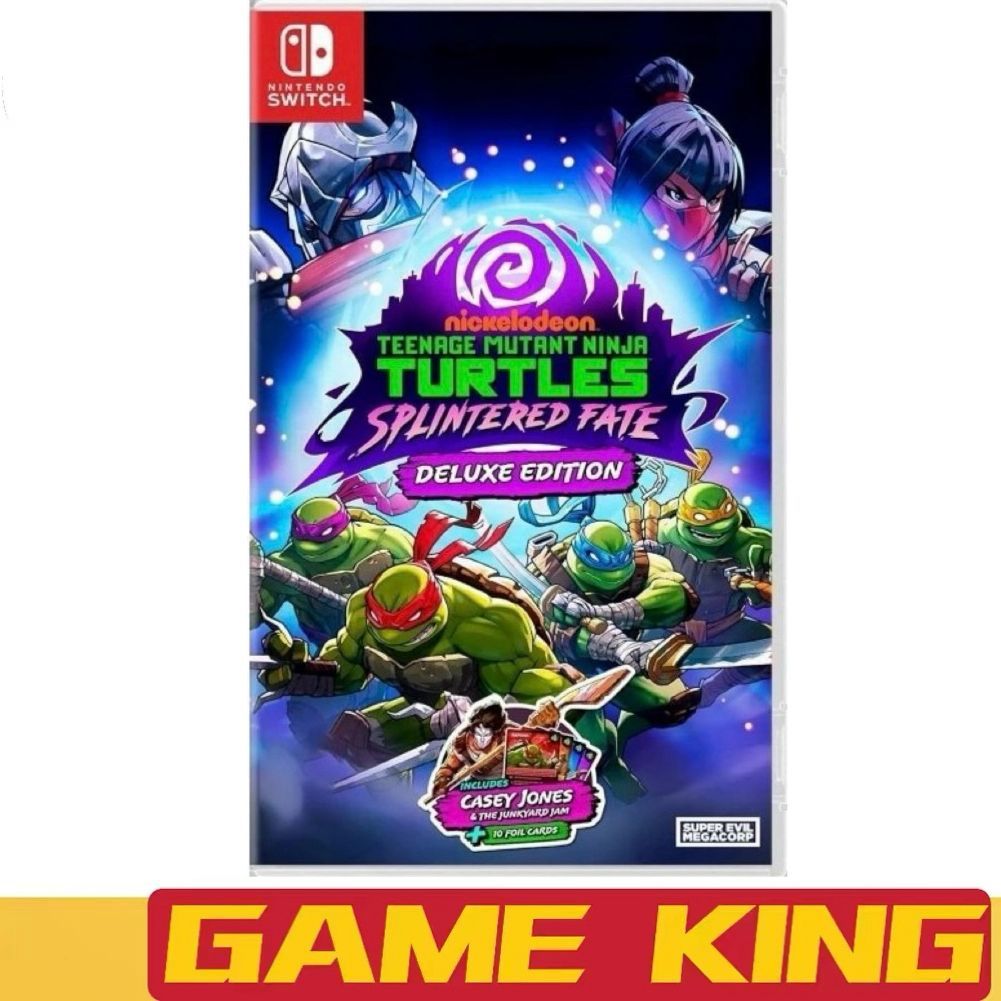Nintendo Switch Teenage Mutant Ninja Turtles Splintered Fate Deluxe ...