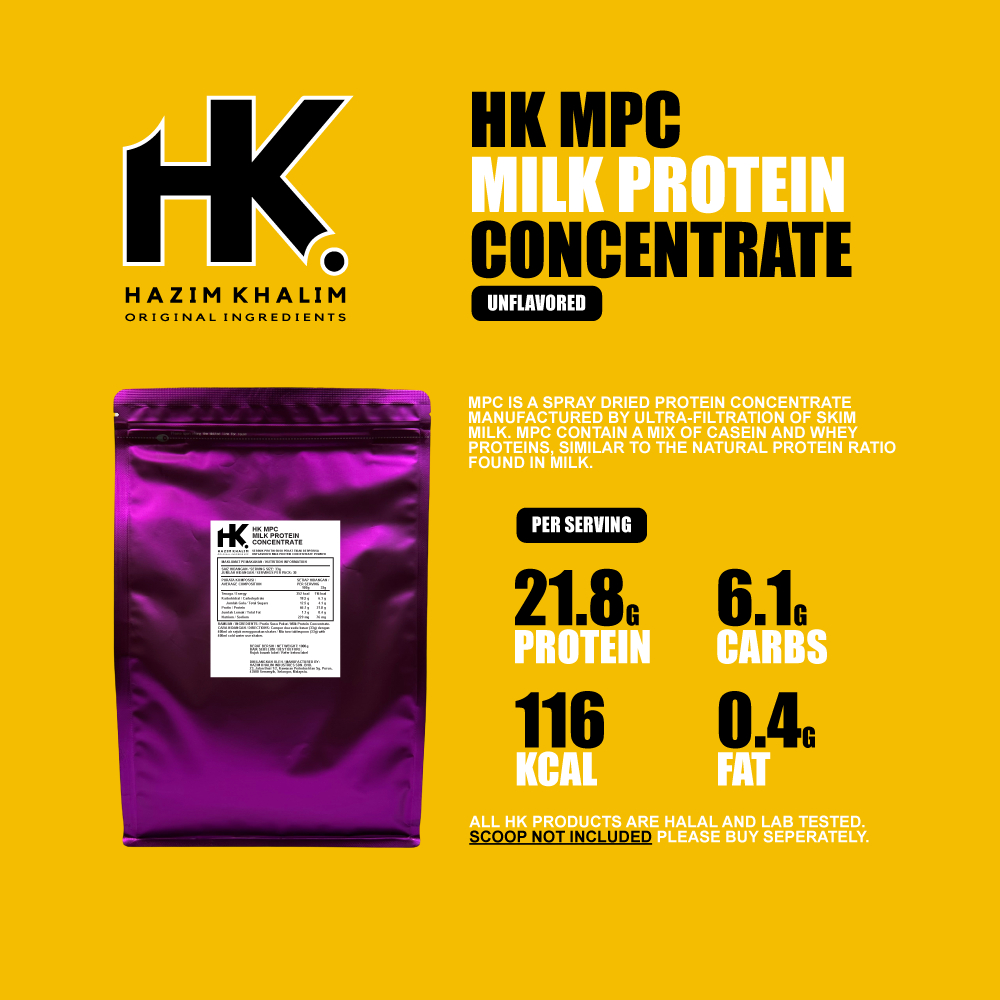 Pure Milk Protein Concentrate HK MPC by Hazim Khalim | Shopee Malaysia