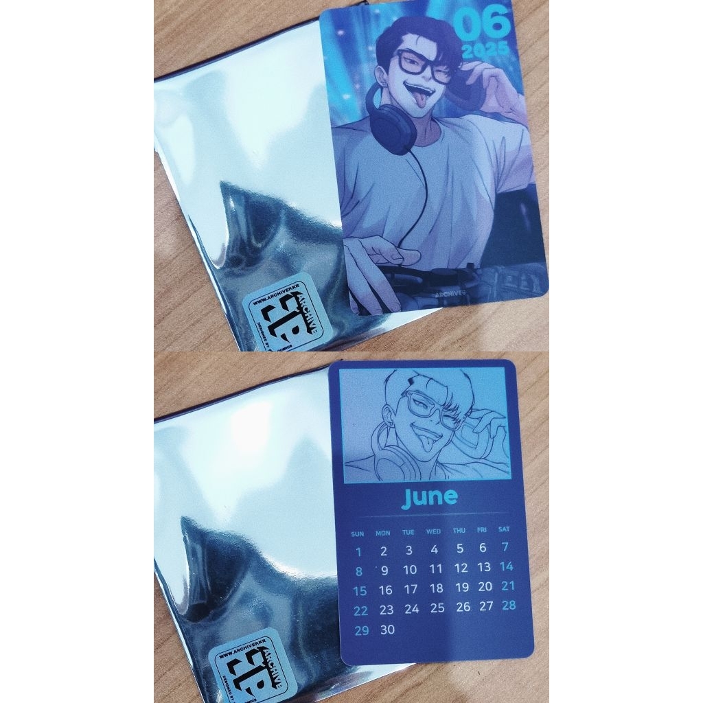 🇰🇷[LOOKISM] Random Calendar Photo Card| LOOKISM Official MD Goods Zack ...