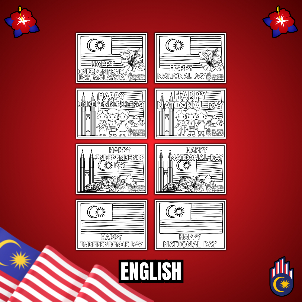 [PDF] 21 Hari Merdeka Ke-68 Coloring Pages For Kids (Edisi Terhad ...