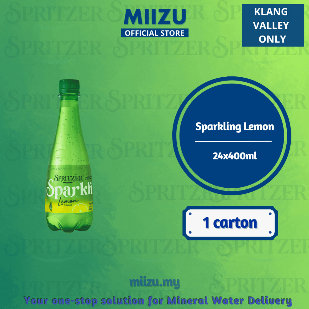 Spritzer Sparkling Mineral Water Lemon 24x400ml | Shopee Malaysia