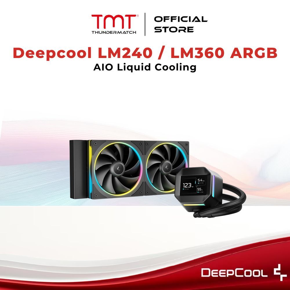 TMT Deepcool LM240 / LM360 ARGB AIO Liquid Cooling | Shopee Malaysia