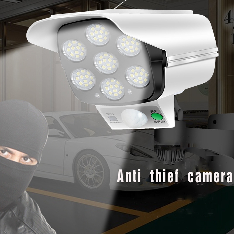 Solar waterproof Fake CCTV, garage, doorstep anti-theft camera with ...