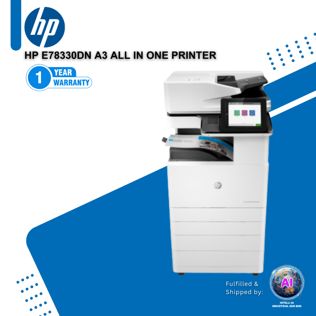 HP E78330DN A3 ALL IN ONE PRINTER | Shopee Malaysia