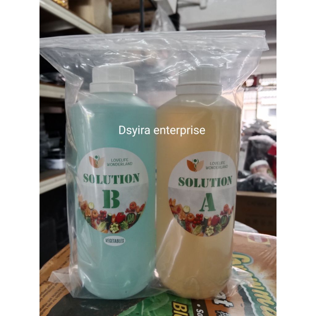 BAJA AB ( 1L Larutan A + 1L Larutan B ) pekatan baja hidropnik dan ...
