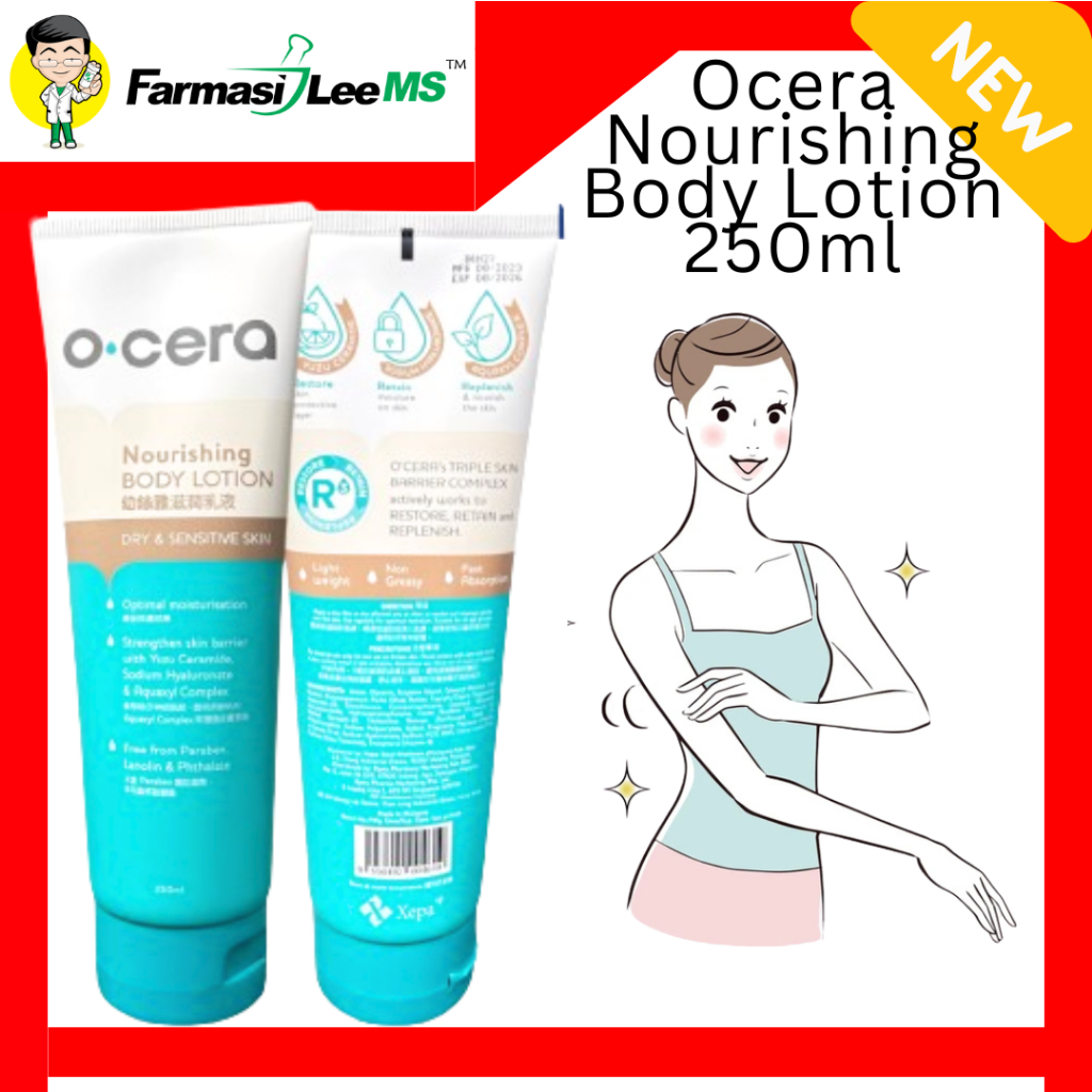 Ocera Nourishing Body Lotion 250ml (Exp 08/2026) | Shopee Malaysia