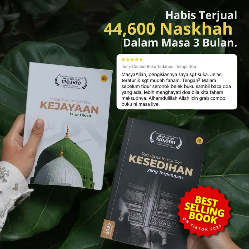 Kombo Tadabbur Terapi Doa : Kejayaan & Kesedihan 2025 new ready stock ...