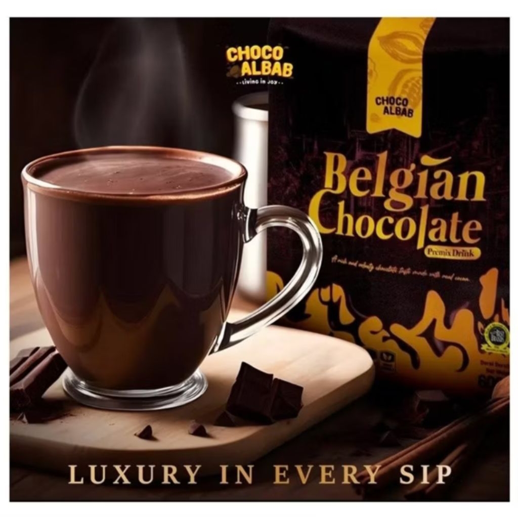 (READY STOCK) BELGIAN CHOCOLATE DRINK CHOCO ALBAB | Shopee Malaysia