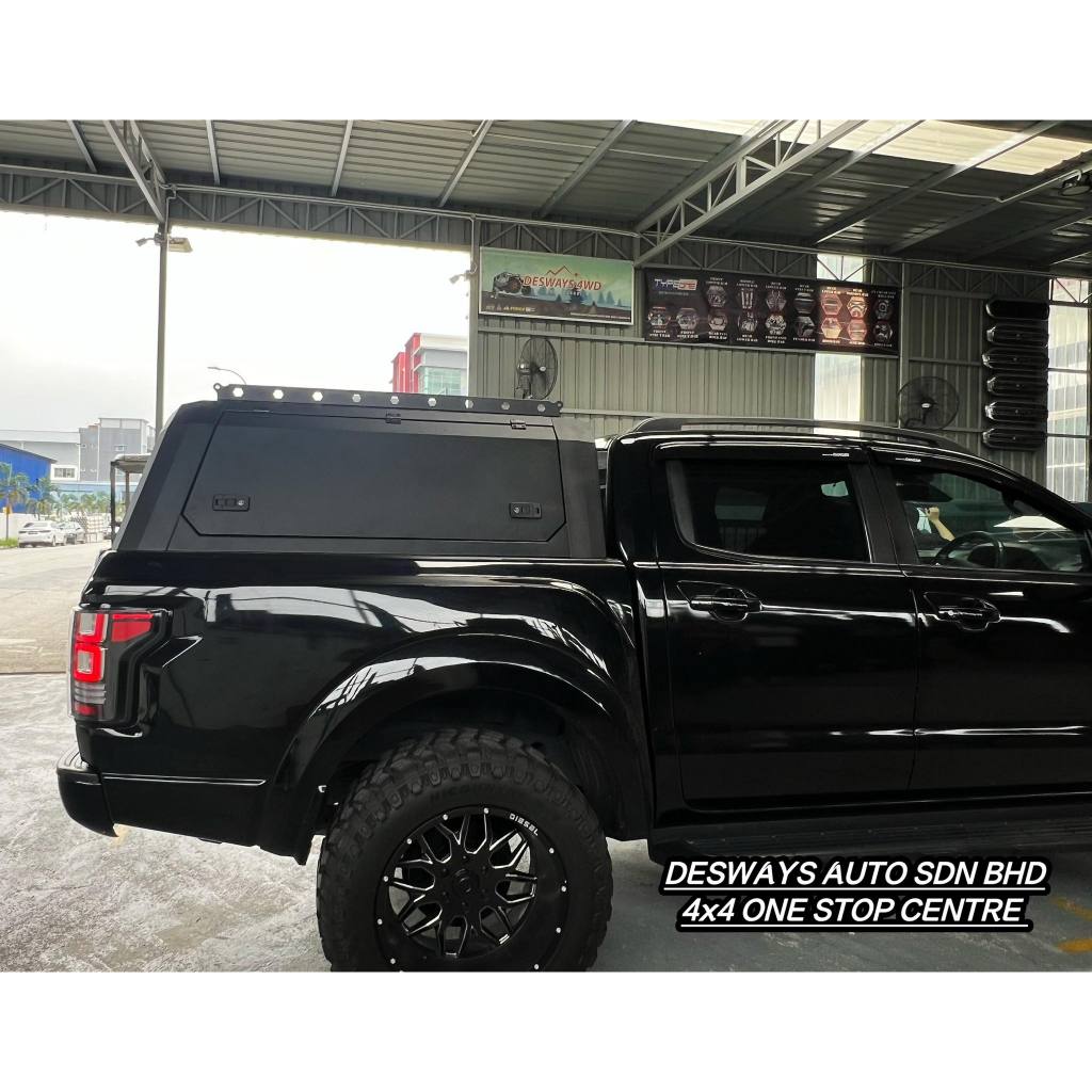 FORCE 4WD METAL V1 CANOPY With Tempered Glass- Ford Ranger T6/T7/T8 /T9 ...