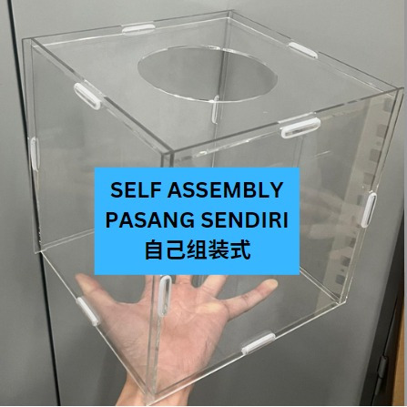 DIY Clear Acrylic Lucky Draw Box (Big Size) | Shopee Malaysia