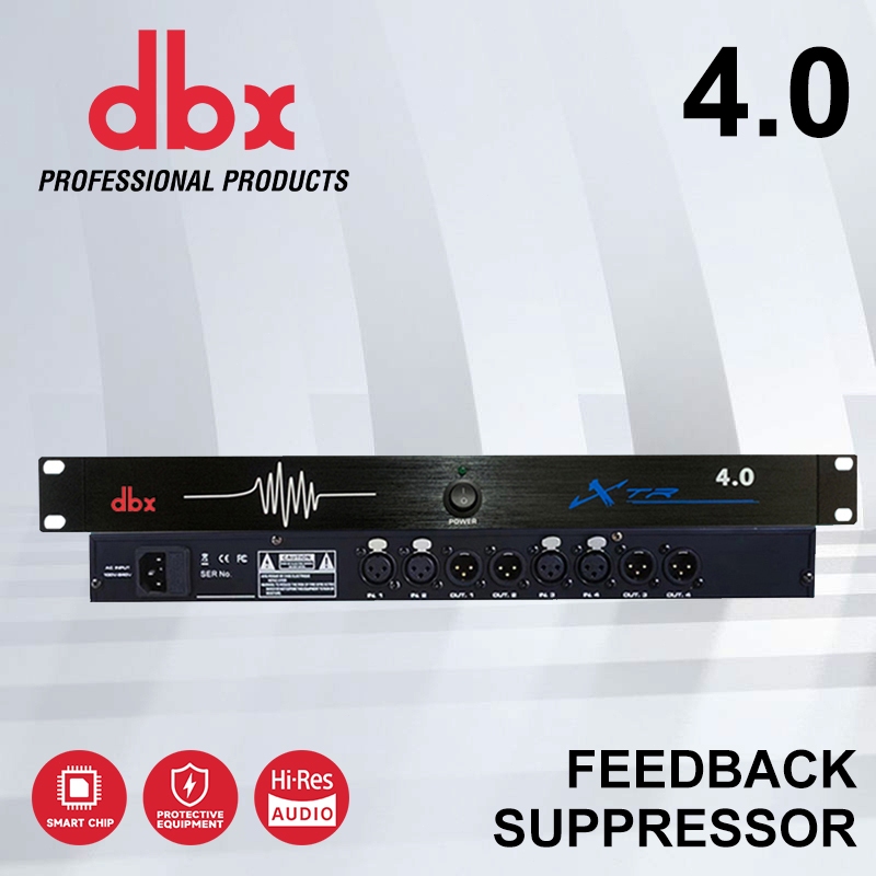 DBX XTR 4.0 Professional Digital Feedback Suppressor, Microphone Auto ...