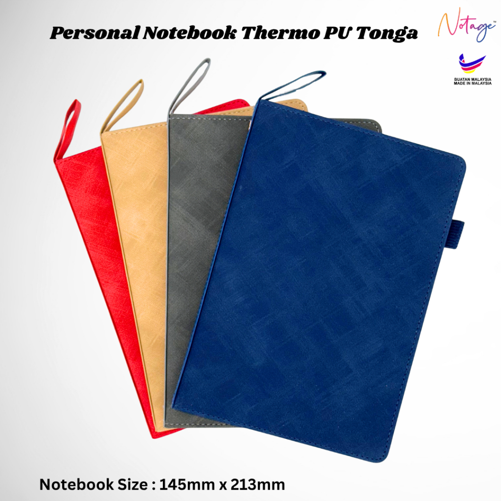A5 Personal Notebook Thermo PU 2026 PU Leather Hardcase Monthly inner ...