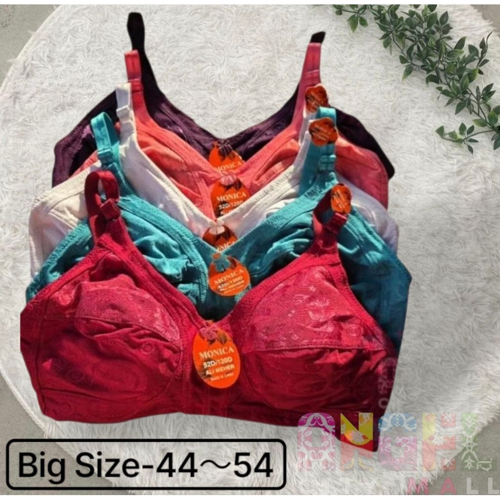 🔥🔥🔥Plus Size Lace Bra – MONICA Wireless Comfort Bra (Size 44 to 54 ...