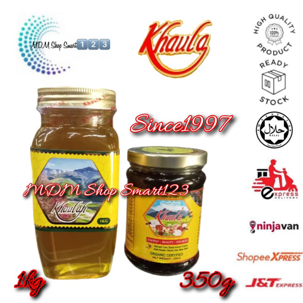 NEW PACKAGING MADU KHAULA SABALAN NATURAL HONEY ASLI 350g | 1Kg 💯 ...