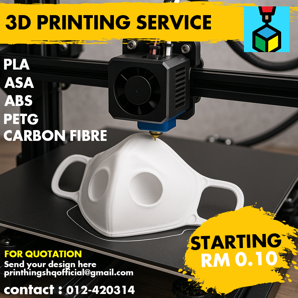 3D FDM Printing Service 3D Print PLA PETG TPU ABS ASA CF | Shopee Malaysia
